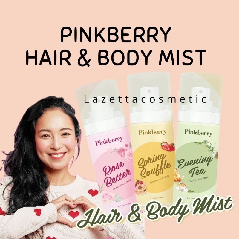 Jual PINKBERRY Hair & Body Mist 100 ml | Parfum rambut pinkberry ...