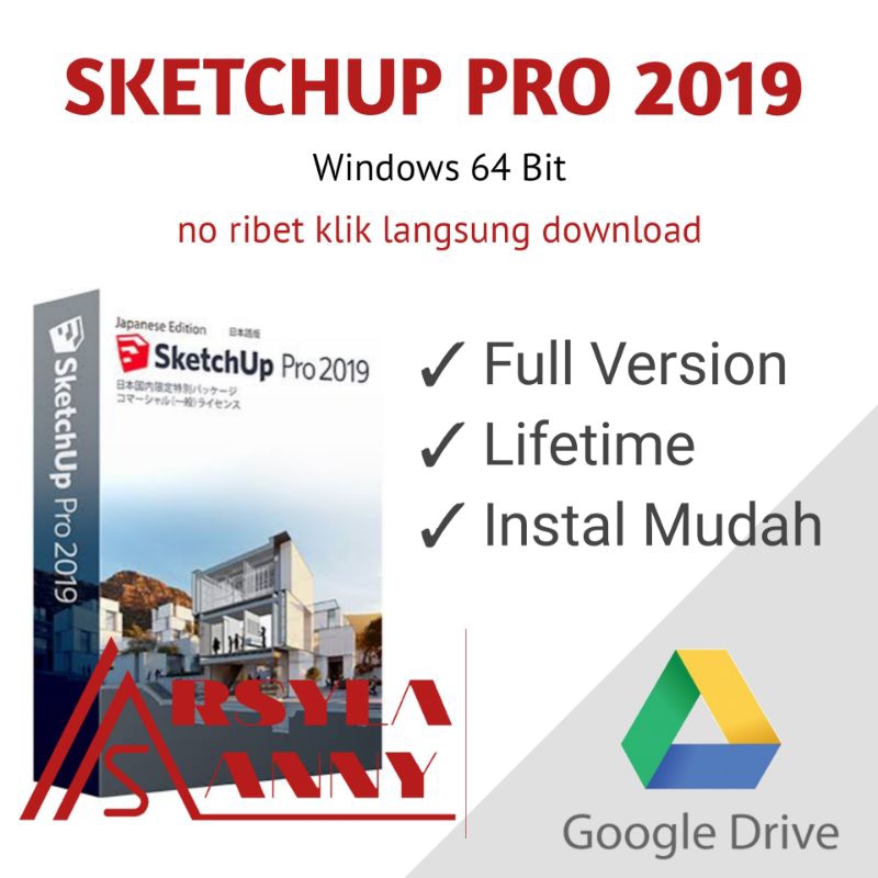 Jual Sketchup Pro 2019 Windows 64 Bit | Shopee Indonesia
