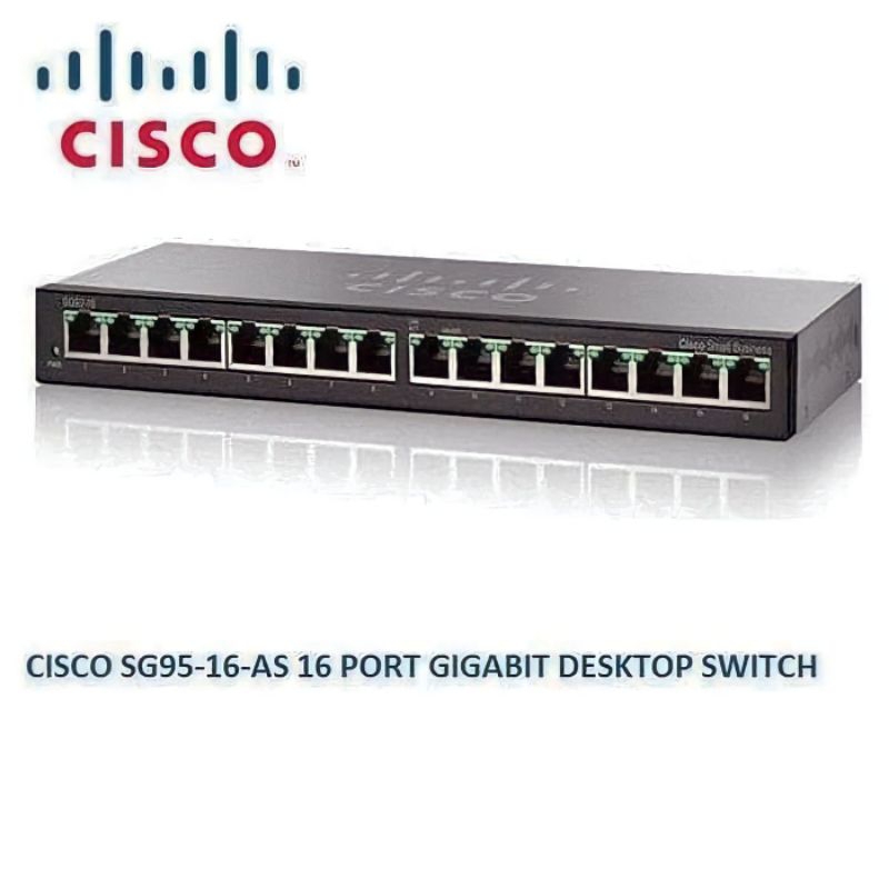 Jual CISCO SG95-16-AS Compact 16-Port Gigabit Switch | Shopee Indonesia