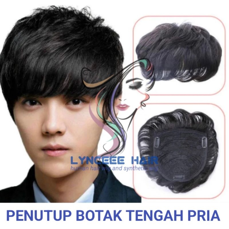 Jual Topi Rambut Palsu Laki Laki Keren Model Pendek Penutup Botak Pria ...