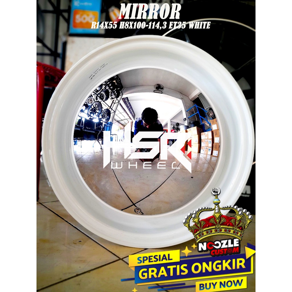 Jual Velg Mobil HSR Ring 14 Spack Pelek Mobil Klasik R14 Lubang 4 HSR ...