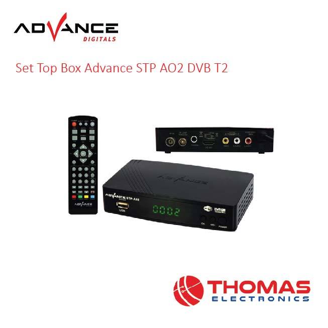 Jual Set Top Box Advance STP AO2 AO 2 DVB T2 Garansi Resmi | Shopee ...