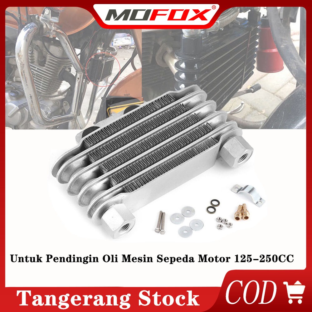 Jual 【Stok Lokal】MOFOX Pengganti Radiator Pendingin Oli Mesin 5 Baris ...