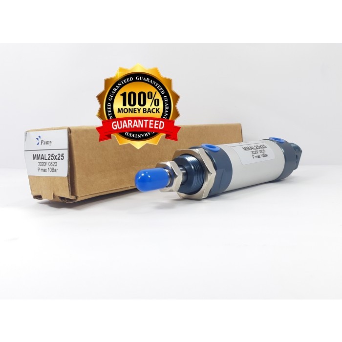 Jual Mal 25x25 air cylinder pneumatic model tabung aluminium | Shopee ...