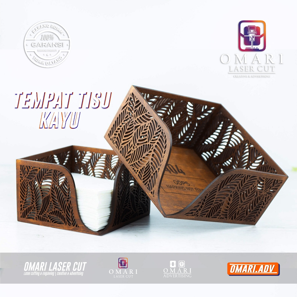Jual Kotak Tempat Tisu Kayu Estetik Tissue Box l Wood Kotak Tissue ...