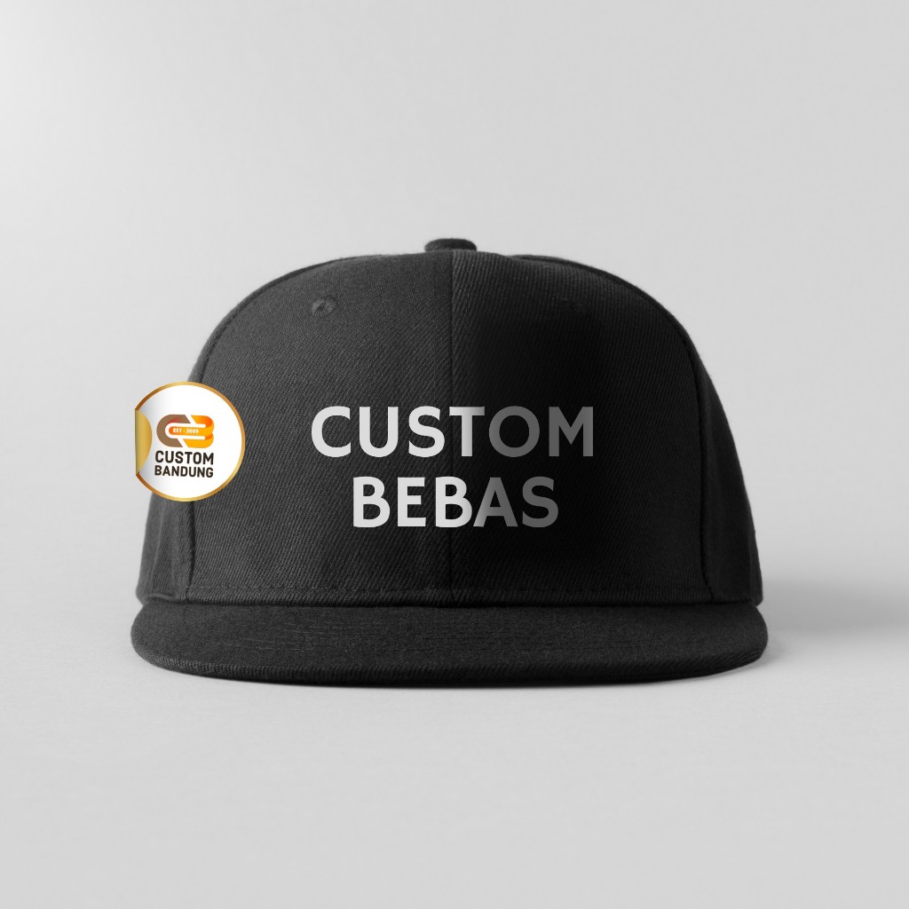 Jual Topi Snapback Custom NAMA/LOGO Topi Hip Hop Terbaru Topi Snapback ...