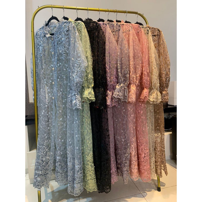 Jual Hilary Outer brukat / Outer brokat / Outer tile | Shopee Indonesia