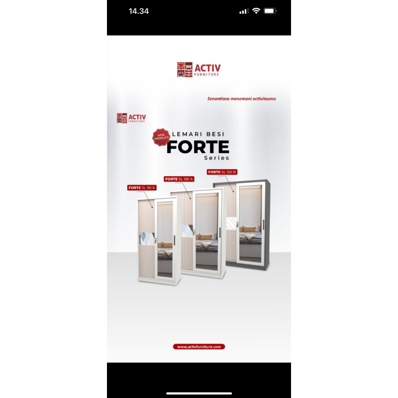 Jual Lemari Besi Activ Forte SL 120 | Shopee Indonesia
