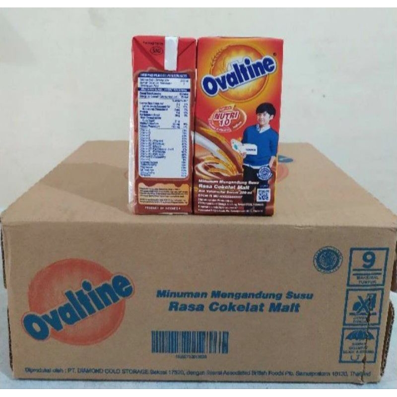 Jual Ovaltine Coklat Malt Uht 200 ml 1 karton (isi 24 pcs) | Shopee Indonesia