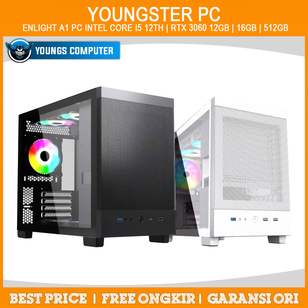 Jual Enlight A1 PC Intel Core i5 12th | RTX 3060 12GB | 16GB | 512GB ...