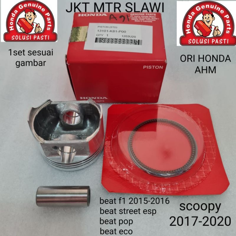 Jual Piston ring beat f1 2015 - 2016 beat street esp beat eco beat pop ...