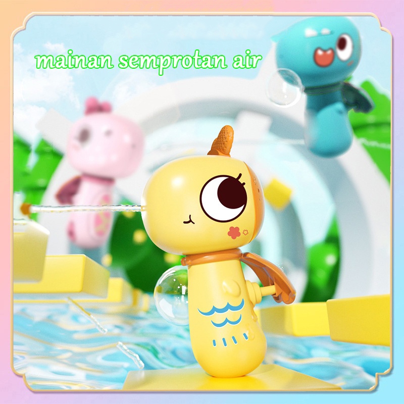 Jual Mainan Lucu Anak Puffer Shark Water Gun Anak Pistol Air Pantai ...