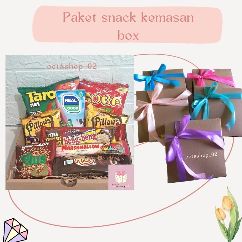 Jual Paket snack kemasan box/Hampers snack/Gift | Shopee Indonesia