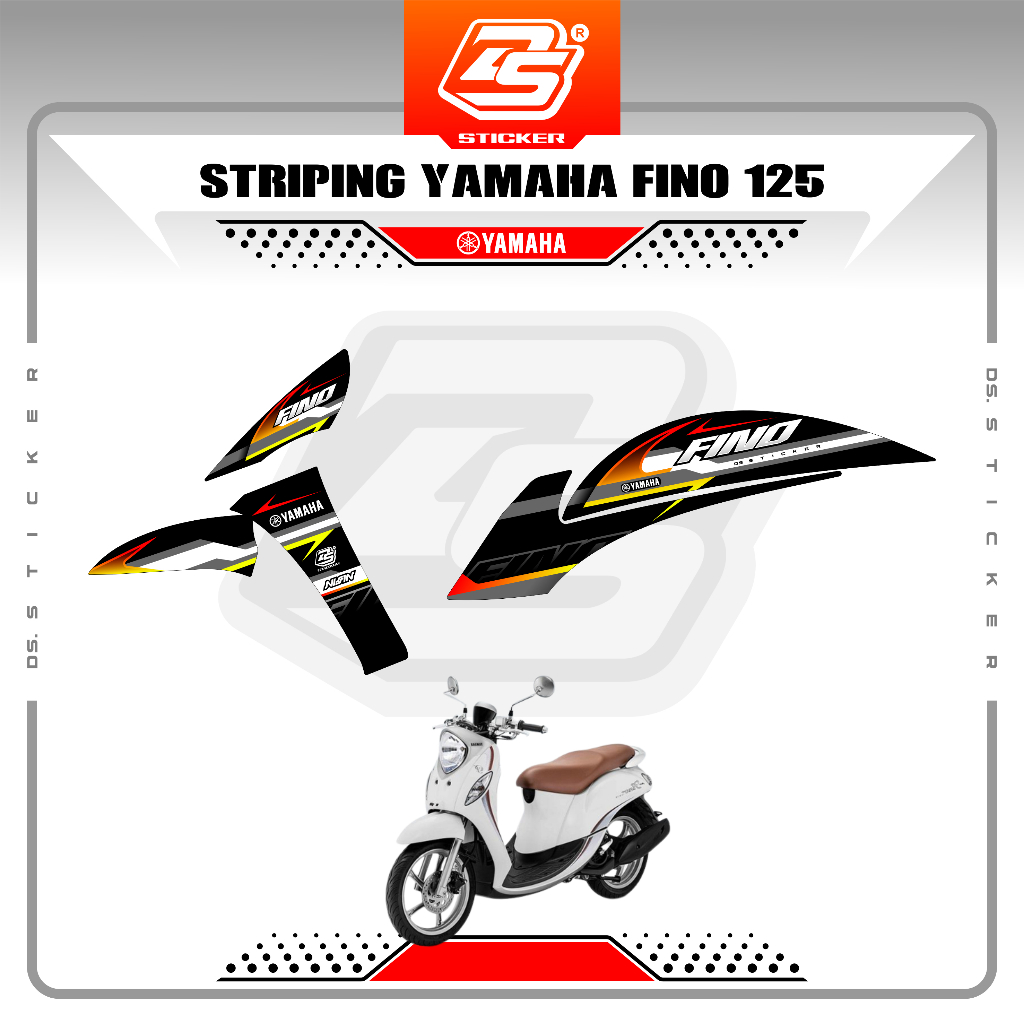 Jual Stiker Fino FI 125 Decal Striping Fino FI 125 Premium Racing ... Jual Stiker Fino FI 125 Decal Striping Fino FI 125 Premium Racing ...
