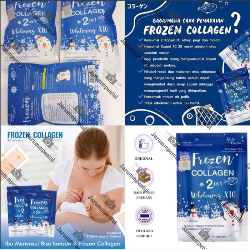 Jual FROZEN COLLAGEN BARCODE 2in1 WHITENING ORIGINAL | Shopee Indonesia