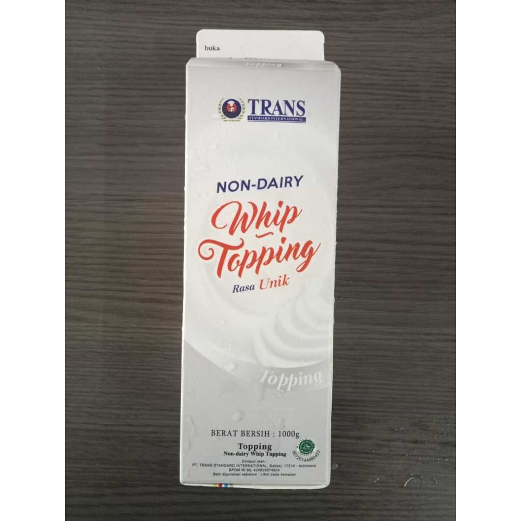 Jual TRANS / Whip Topping / Whipping Cream Nabati SILVER 1kg (GRAB ...