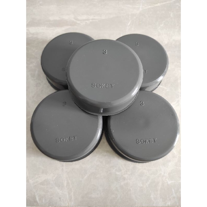 Jual Dop / Tutup pipa PVC 3" inch sambungan pipa merk SOKET | Shopee ...