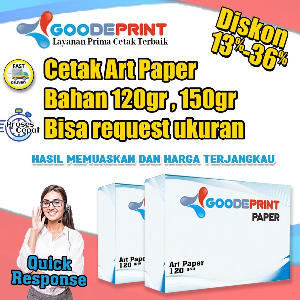 Jual CETAK ART PAPER | HARGA TERJANGKAU & HASIL MEMUASKAN | Shopee ...