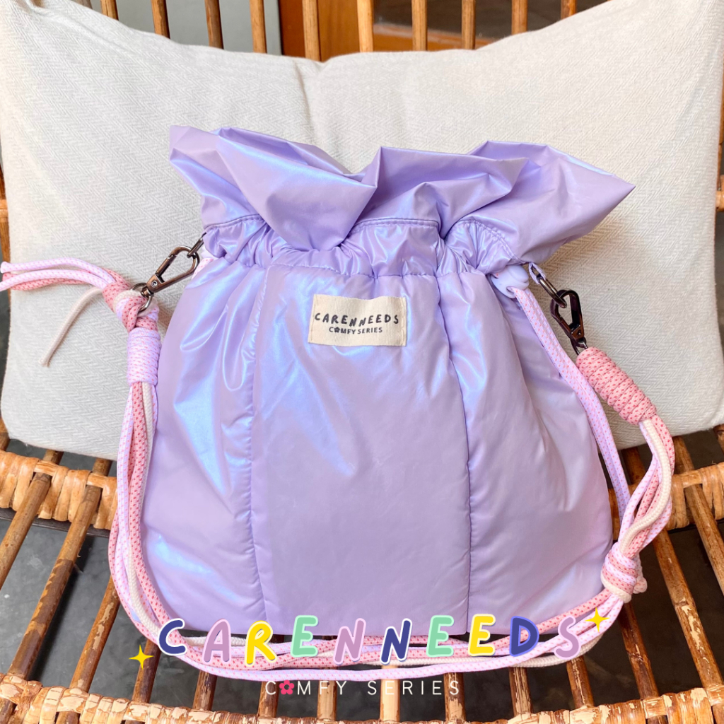 Jual Scrunch Bag by Carenneeds (FREE 2 STRAPS ADJUSTABLE!) - Shoulder ...