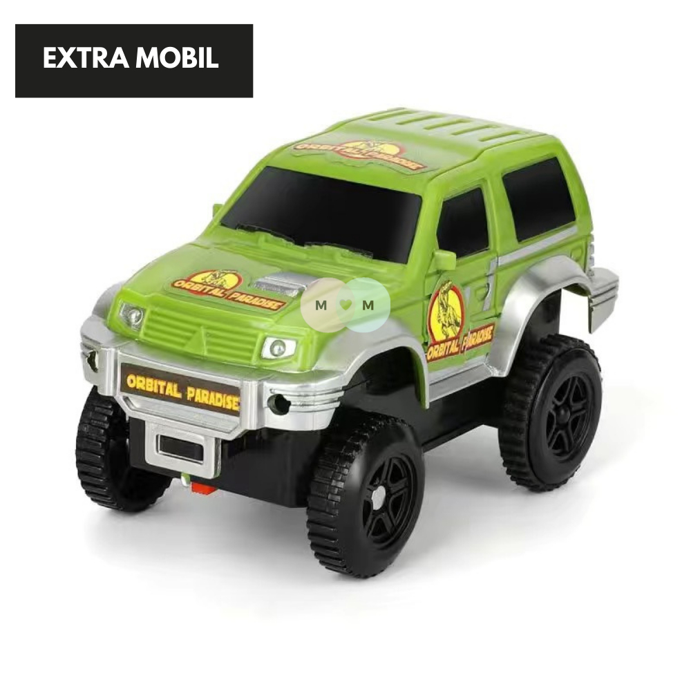 Jual Mainan Dinosaurus Rel Mobil 240pcs 168pc 120pc Buah Rel Mobil ...