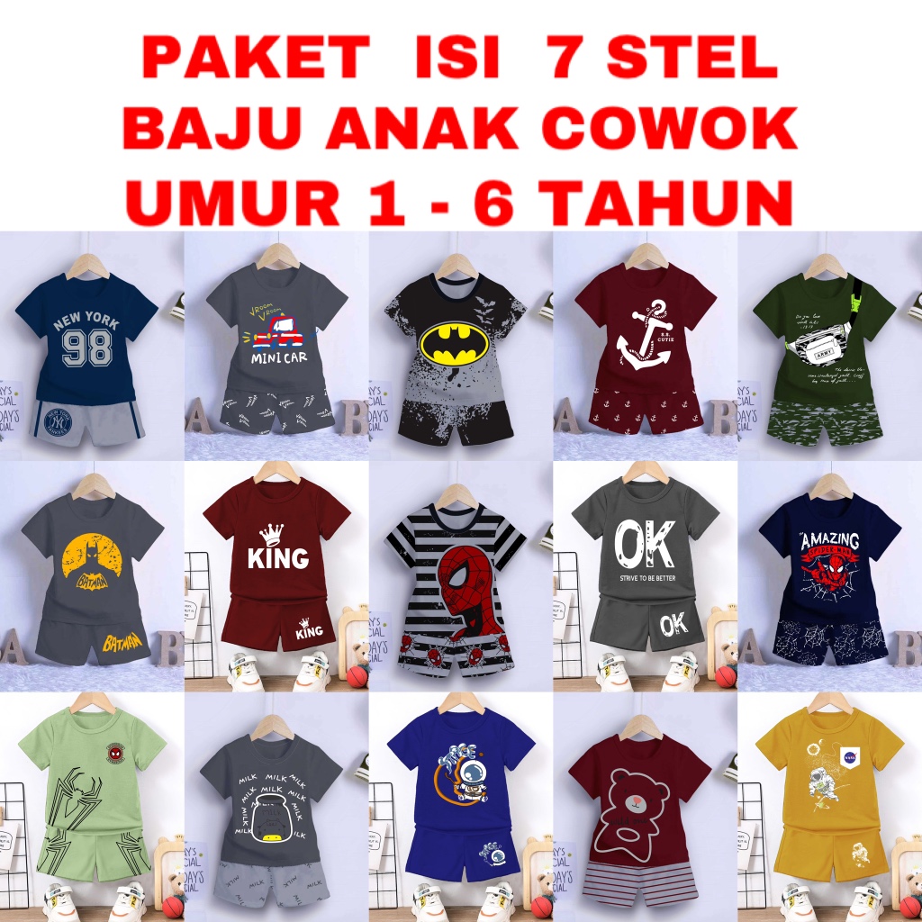 Jual VALMELO PAKET HEMAT ISI 7 PCS SETELAN ANAK LAKI LAKI | Shopee ... Jual VALMELO PAKET HEMAT ISI 7 PCS SETELAN ANAK LAKI LAKI | Shopee ...