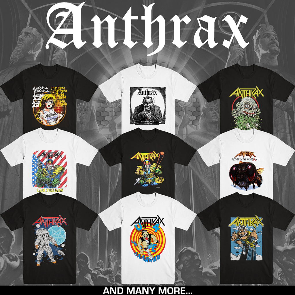 Jual ANTHRAX | T-SHIRT BAND | THRASH METAL | MERCHANDISE | Shopee Indonesia