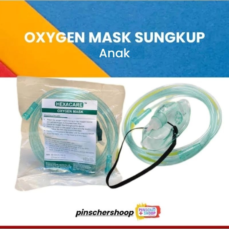 Jual Masker Oksigen Anak Sungkup Oxygen Mask Child / Pcs | Shopee Indonesia
