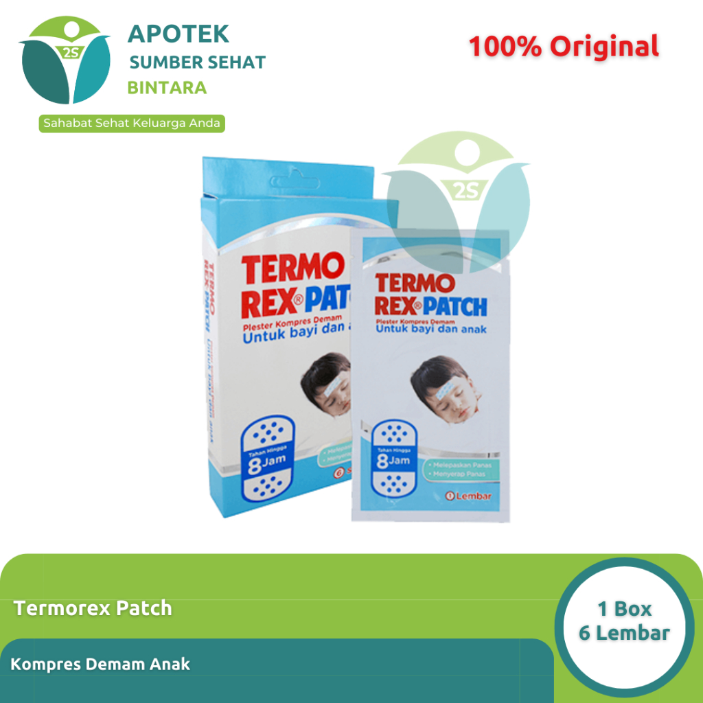 Jual Termorex Patch Kompres Demam Anak | Shopee Indonesia