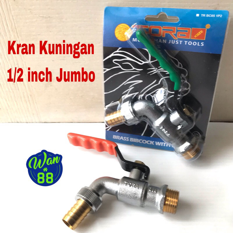 Jual Kran Kuningan 1/2” Jumbo TORA | Shopee Indonesia