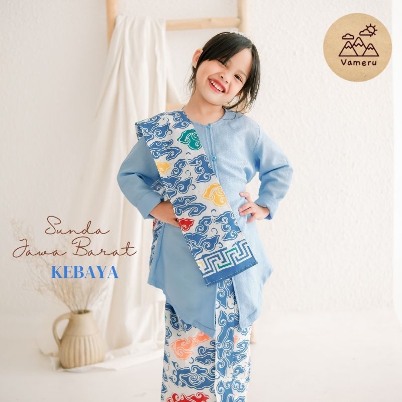 Jual VAMERU - KEBAYA SUNDA ANAK BATIK JAWA BARAT CIREBON LENGAN PANJANG ...