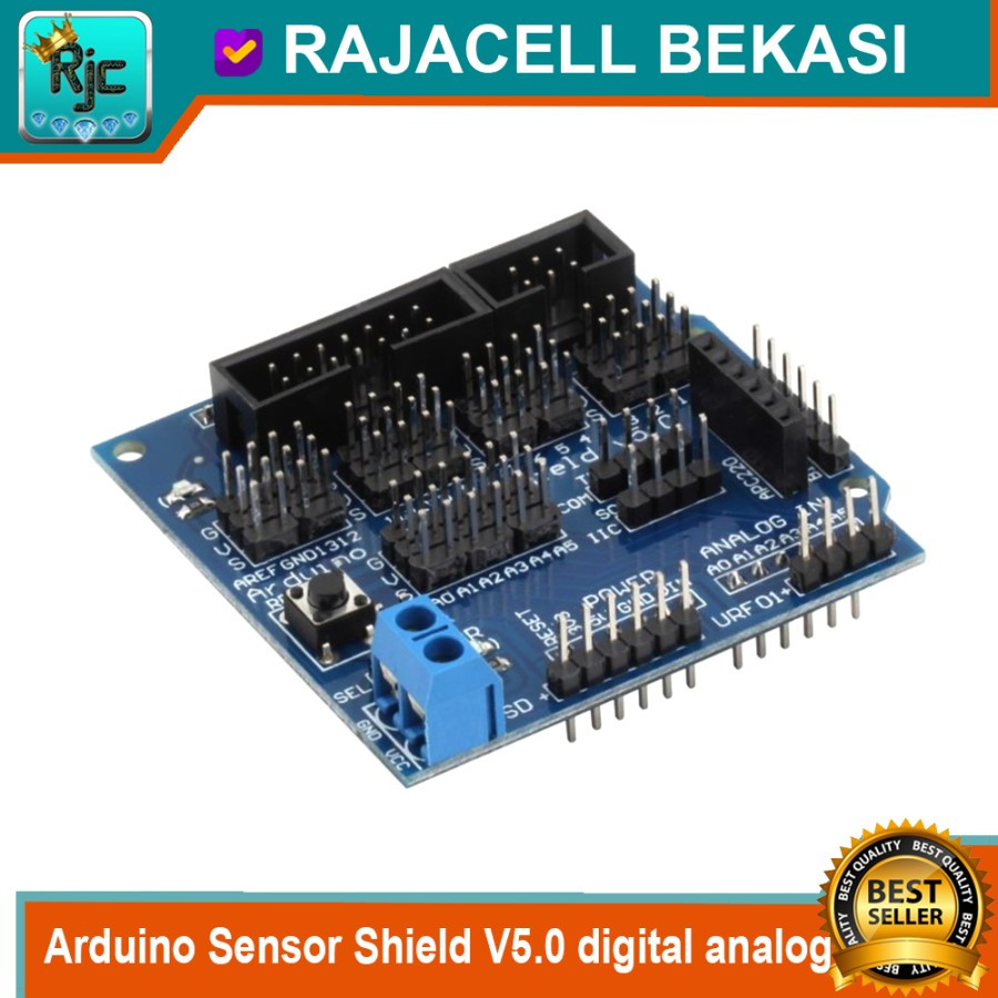 Jual Arduino Sensor Shield V5 0 Digital Analog Module For Arduino Uno