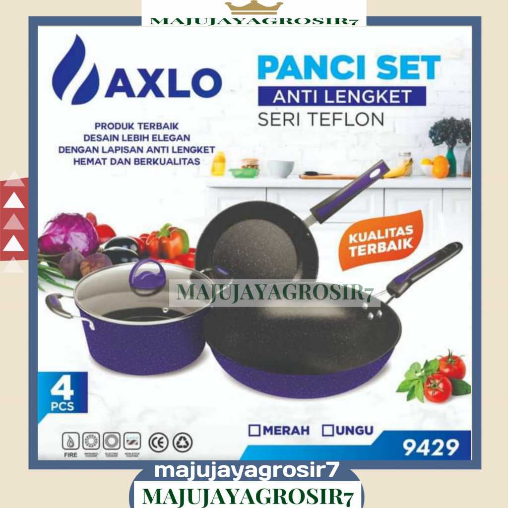Jual PANCI SET AXLO 9429 / PANCI SET ANTI LENGKET AXLO 9429 / PANCI SET ...