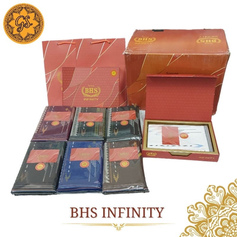 Jual Sarung BHS Infinity Gold Motif V32 Mix | Shopee Indonesia