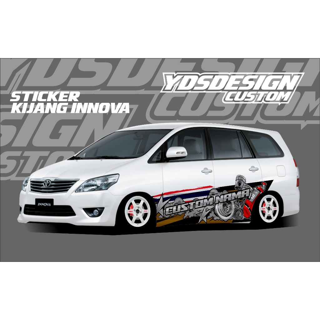 Jual STICKER THAILOK TOYOTA INNOVA, FORTUNER, DLL / STIKER MOBILKIJANG ...
