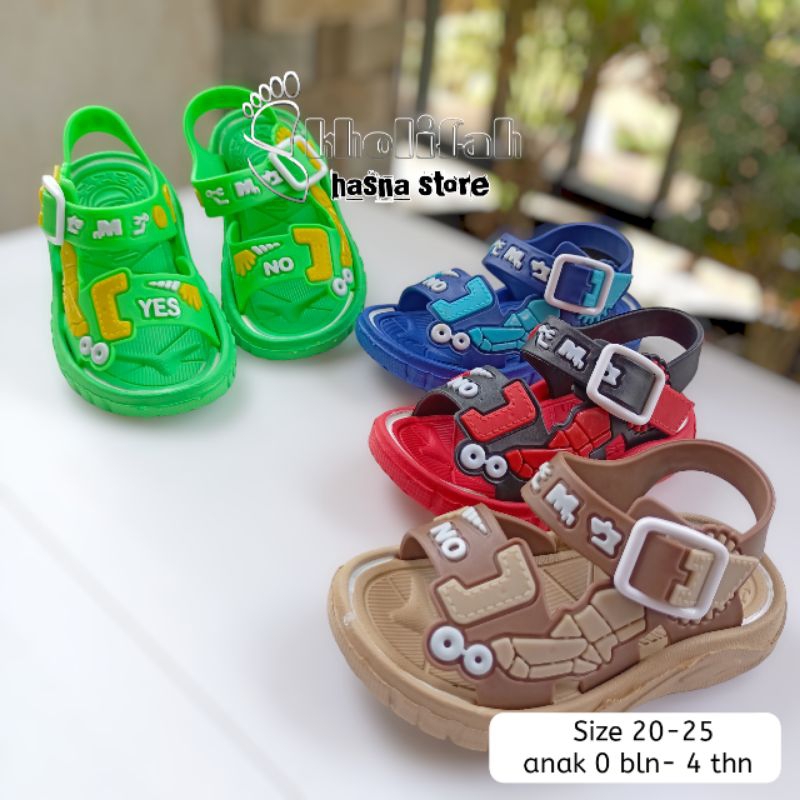 Jual SANDAL ANAK LAKI-LAKI FLIP-FLOP 0- 3THN CETET KANCING siput turbo ...