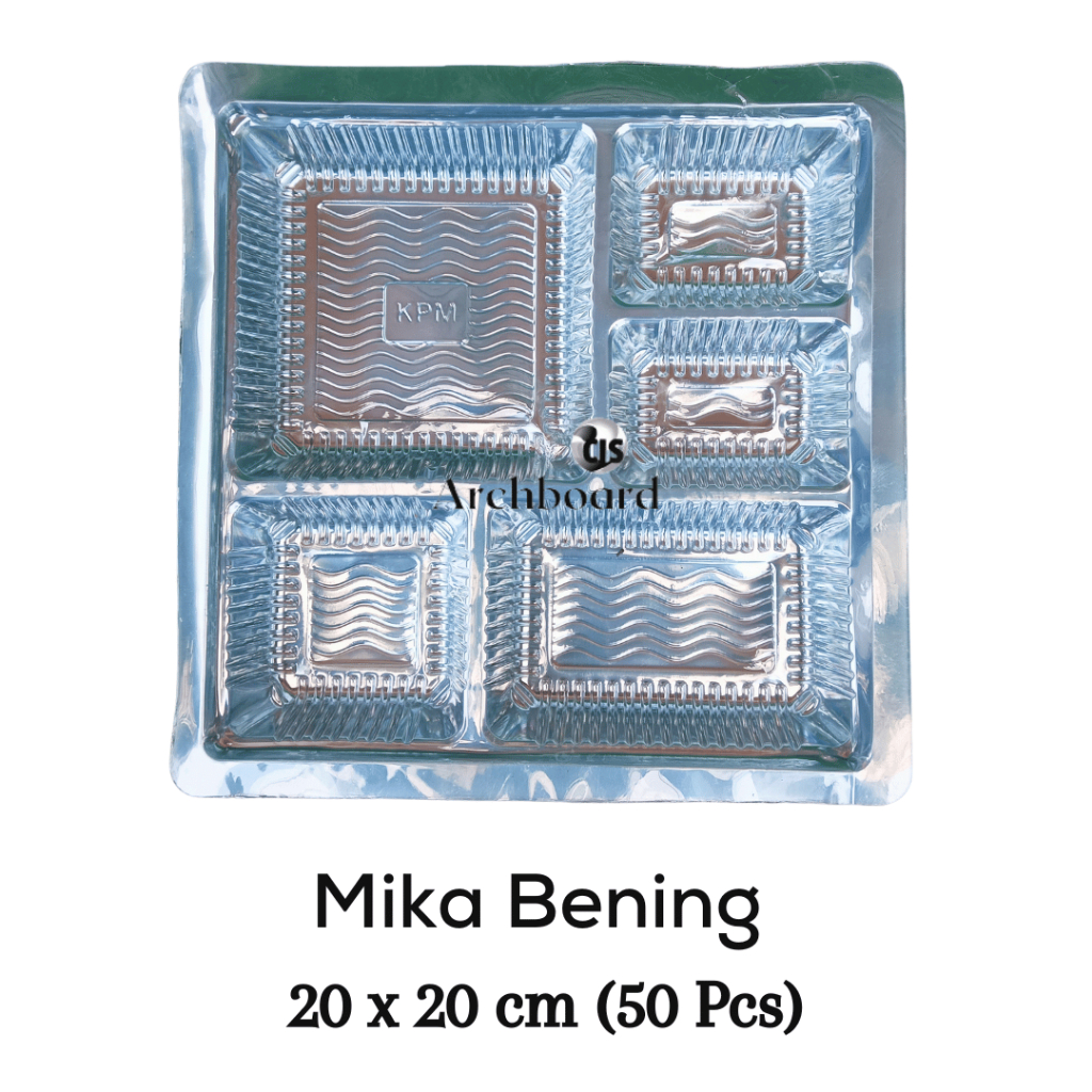 Jual Mika Bening 20 x 20 Cm - Mika Tatakan Dus 20x20 Cm (50 Pcs ...