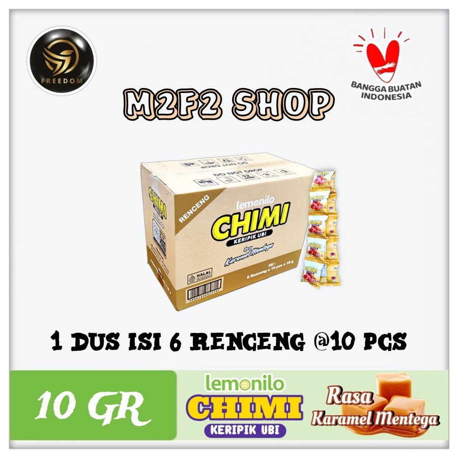 Jual Lemonilo Chimi Kripik Ubi Rasa Karamel Mentega Sachet - 10 gr ...