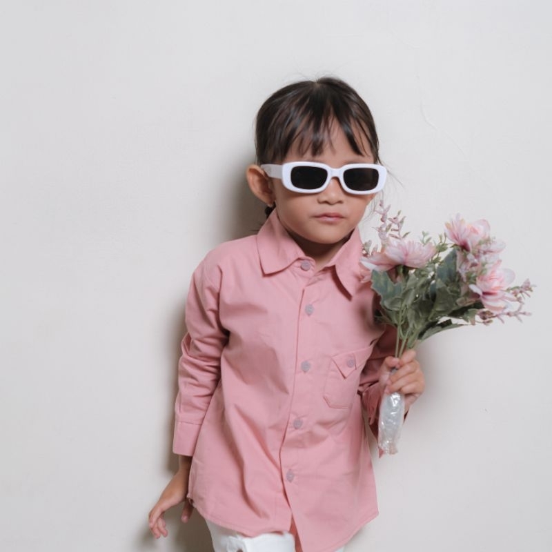 Jual CLAY - Kacamata Anak Persegi Panjang Rectangle Retro Bingkai Besar ...