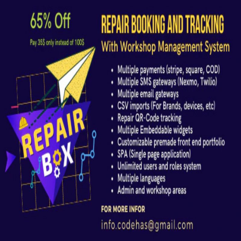 Jual Repair box - Repair booking,tracking and workshop management ...