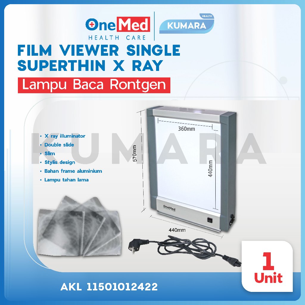 Jual ONEMED - Film Viewer X-RAY LED Single PD-FA / Lampu Rontgen Single ...