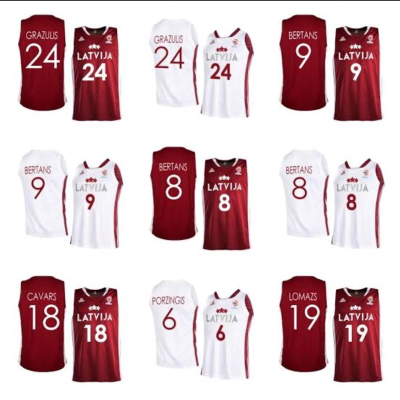 Jual Jersey Latvia Fiba World Cup Material Original (Terima Custom Nama & Nomor) ! | Shopee ...