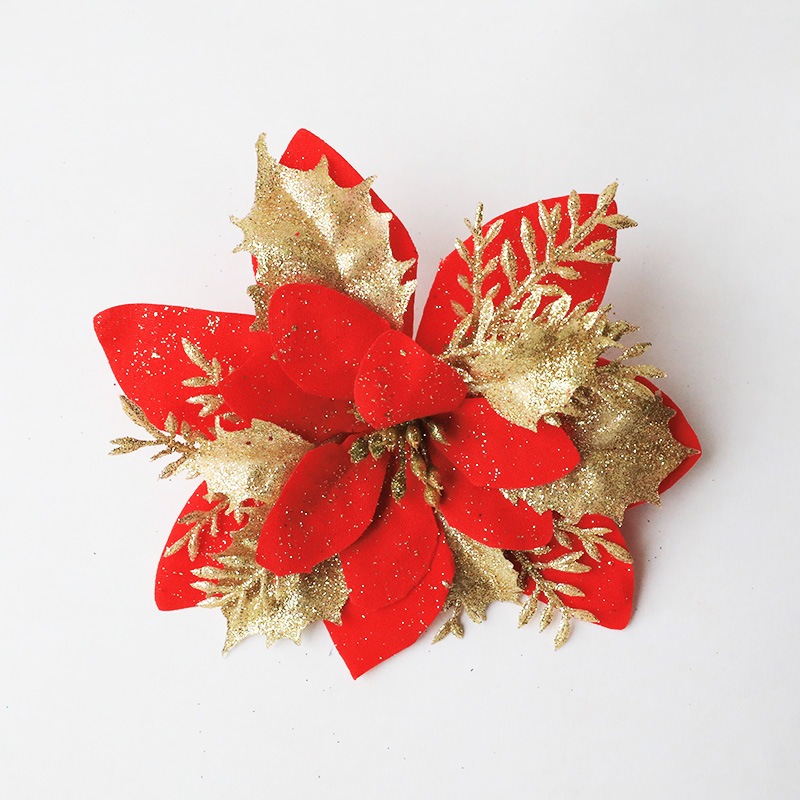 Jual (1PCS) Bunga Natal Bunga Pohon Natal Hiasan Pohon Natal Dekorasi ...