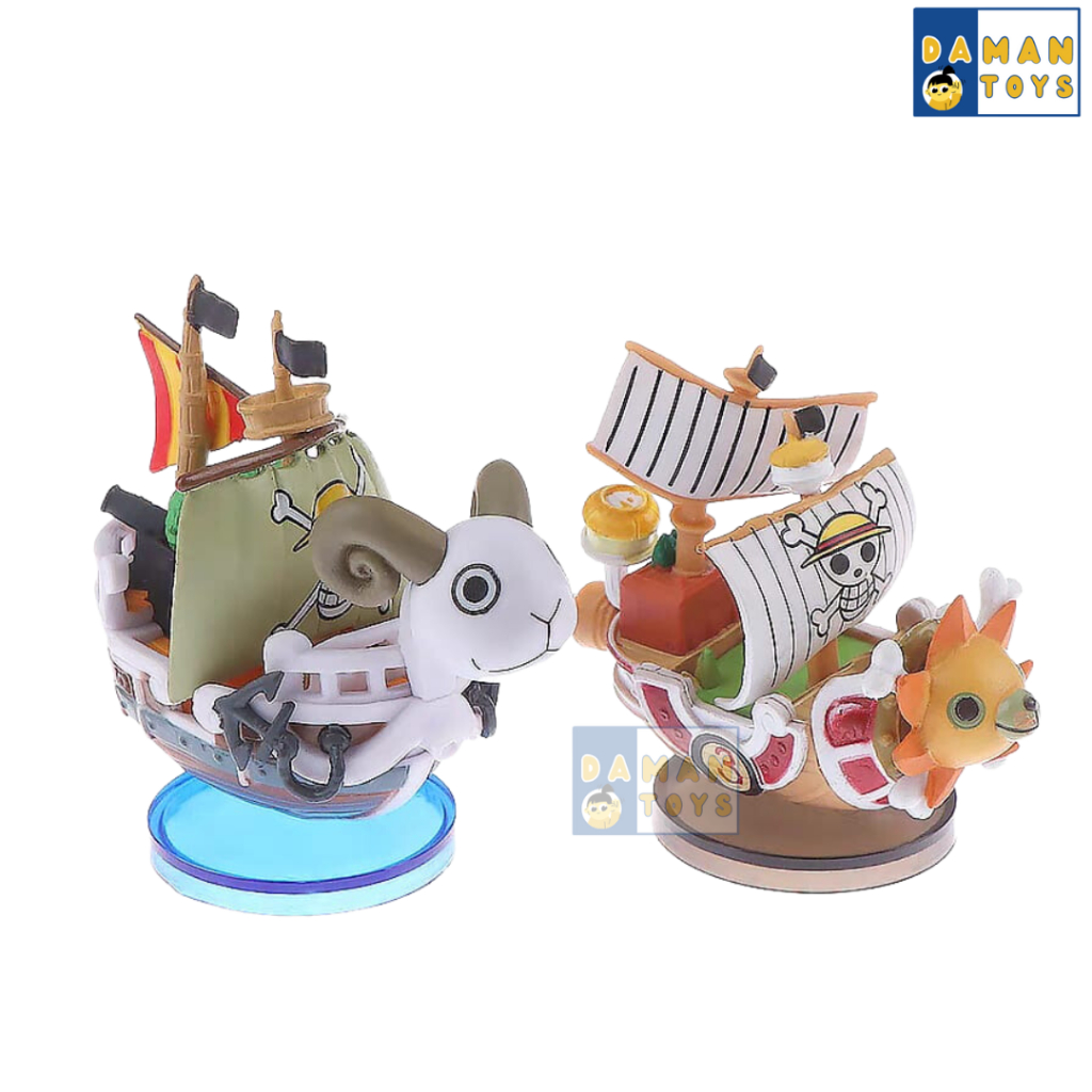 Jual Miniatur Kapal One Piece Going Merry Thousand Sunny Figure Ship ...
