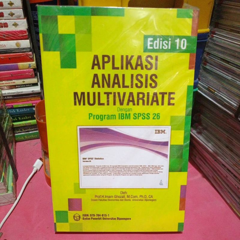 Jual BUKU APLIKASI ANALISIS MULTIVARIATE DENGAN PROGRAM IBM SPSS 26 EDISI 10 TERBARU PENULIS ...