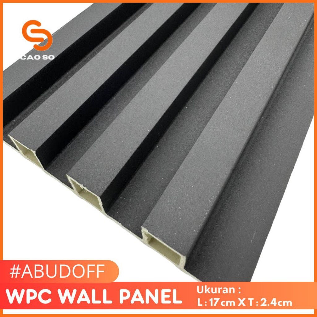 Jual WPC wallPanel Dekorasi Dinding Kayu Warna Abu Doff | Wall Panel ...