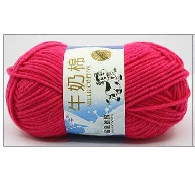 Jual Benang Rajut Milk Catton 5Ply 1-50 Warna /Benang Rajut Katun Susu ...