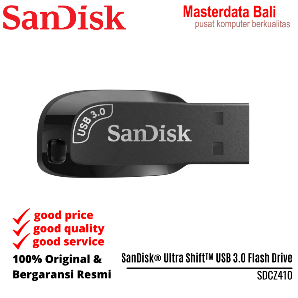Jual Flashdisk Sandisk Ultra Shift USB 3.0 Flash Driver SDCZ410 ...