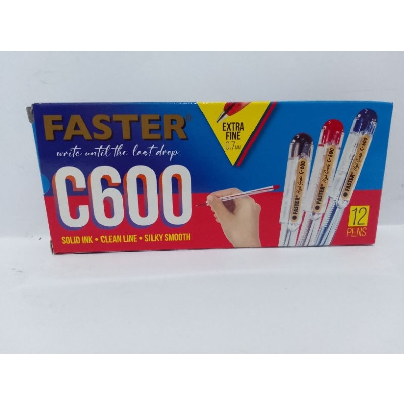 Jual PEN FASTER C600/ F3 (12BIJI) | Shopee Indonesia