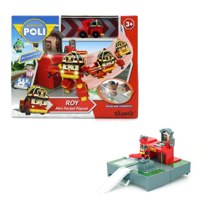 Jual Robocar Poli Mini Pocket Roy Playset | Shopee Indonesia