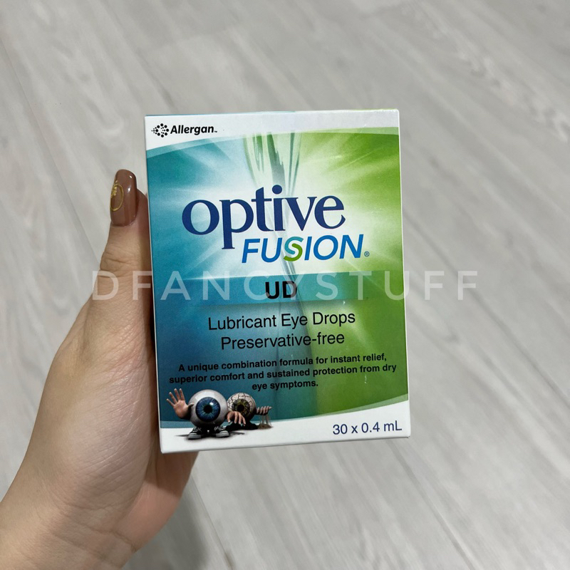 Jual Optive Fusion UD Lubricant Eye Drops 30x0.4ml 10ml Original ...
